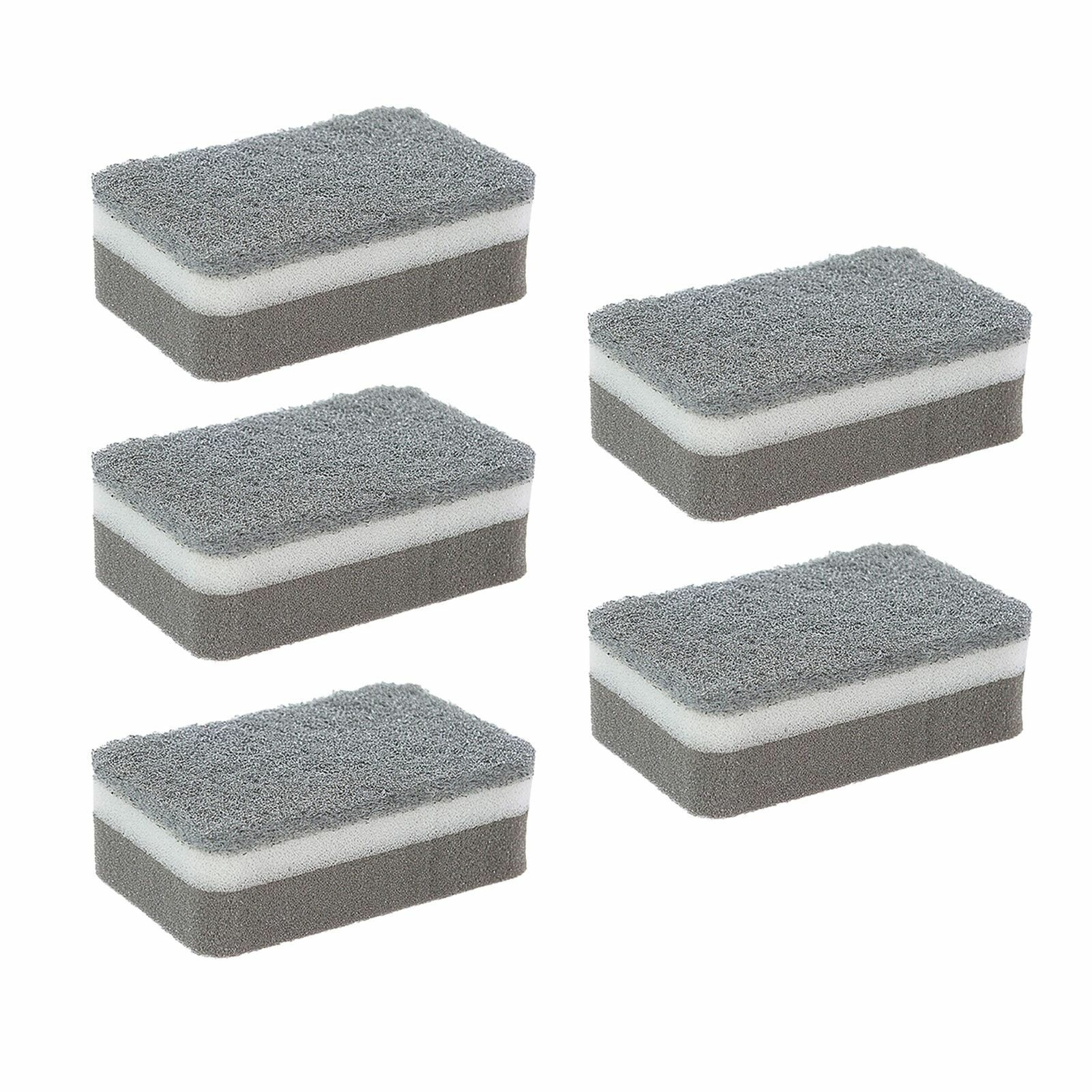 Набор губок для мытья посуды (двусторонние, для кастрюль и сковородок)