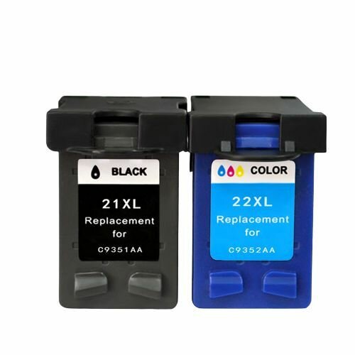 Сменный картридж PH, совместимый с чернилами для , Картридж для струйного принтера HP 21XL 22XL HP DeskJet F4180 F2180 F2280 F380 F2290 D2460 PSC 1410