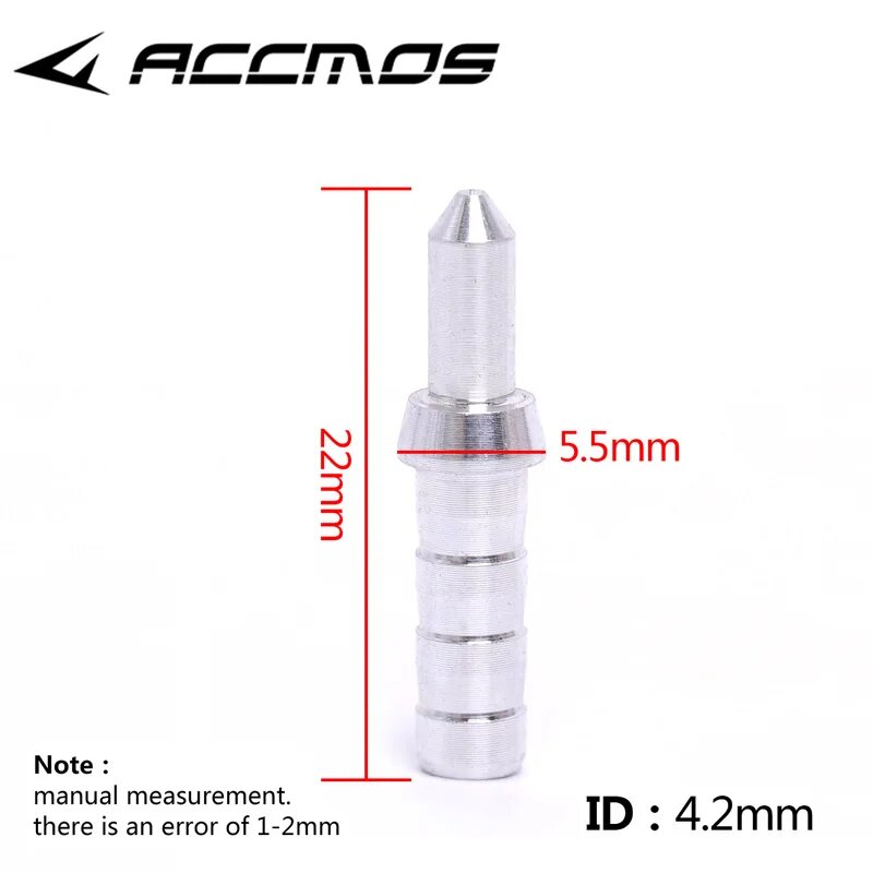 Стрелы для лука, алюминиевые наконечники, 36 шт. Белый, ID4.2--OD5.5