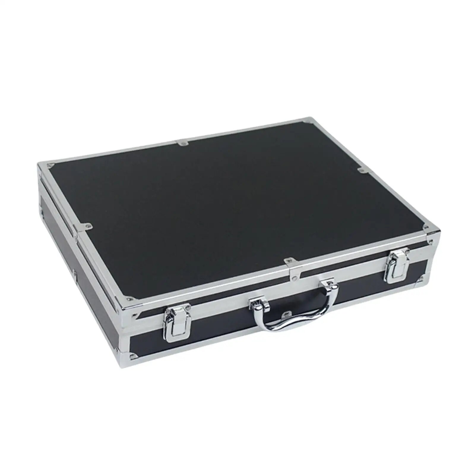 Ящик для инструментов алюминиевый, черный