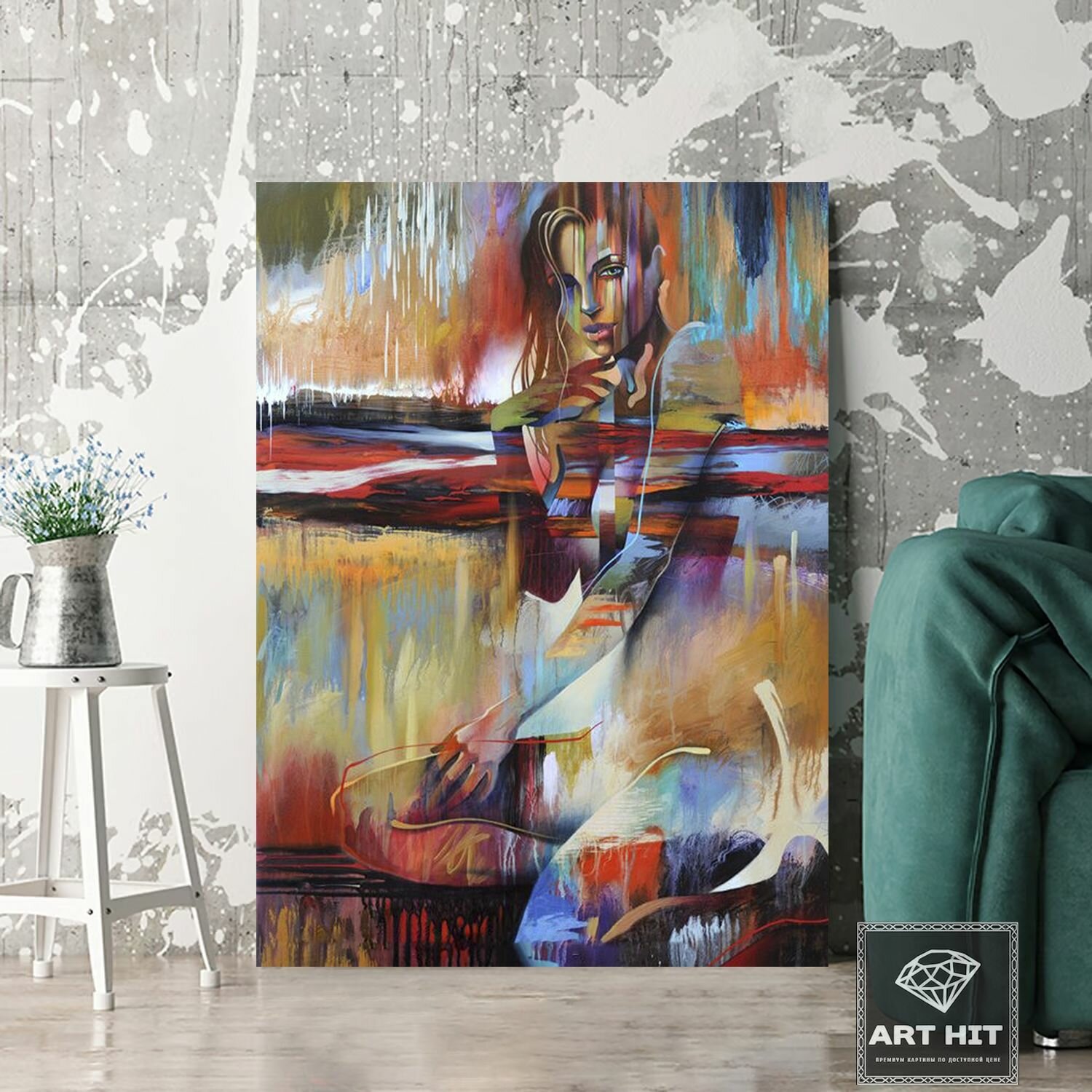 Картина эротика, девушки, 60х80 см.