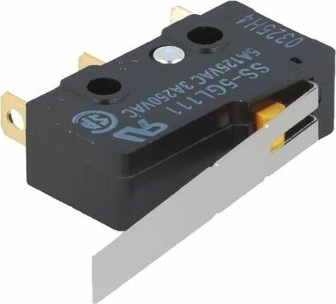 Микропереключатель OMRON SS-5GL111 SNAP ACTION с рычагом SPST-NC 5A/250ВAC, 1 шт