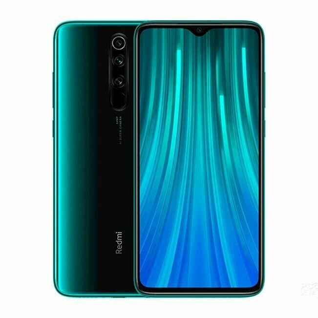 Redmi Смартфон Глобальная версия Note 8 Pro NFC 6GB 64GB 4G смартфон 4500mAh Android двойной SIM-карты мобильные телефоны Global 6/64 ГБ, Nano-SIM, темно-зеленый