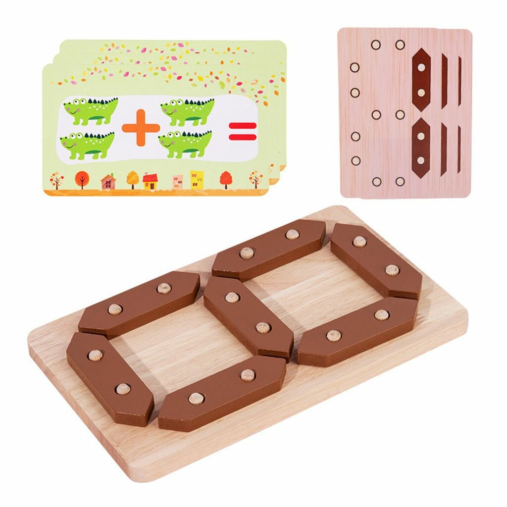 Набор блоков обучающих и развивающих игрушек для счета чисел, подходящих детей старше 3 лет