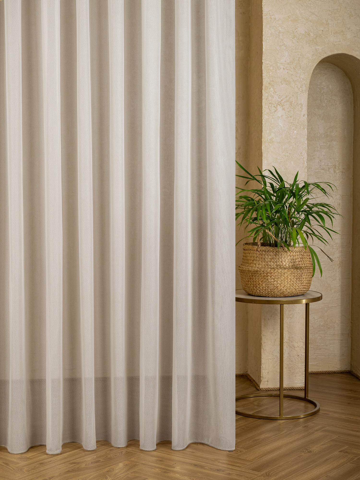 Тюль антикоготь "Катара", Evrika Home, 600х310см, на шторной ленте