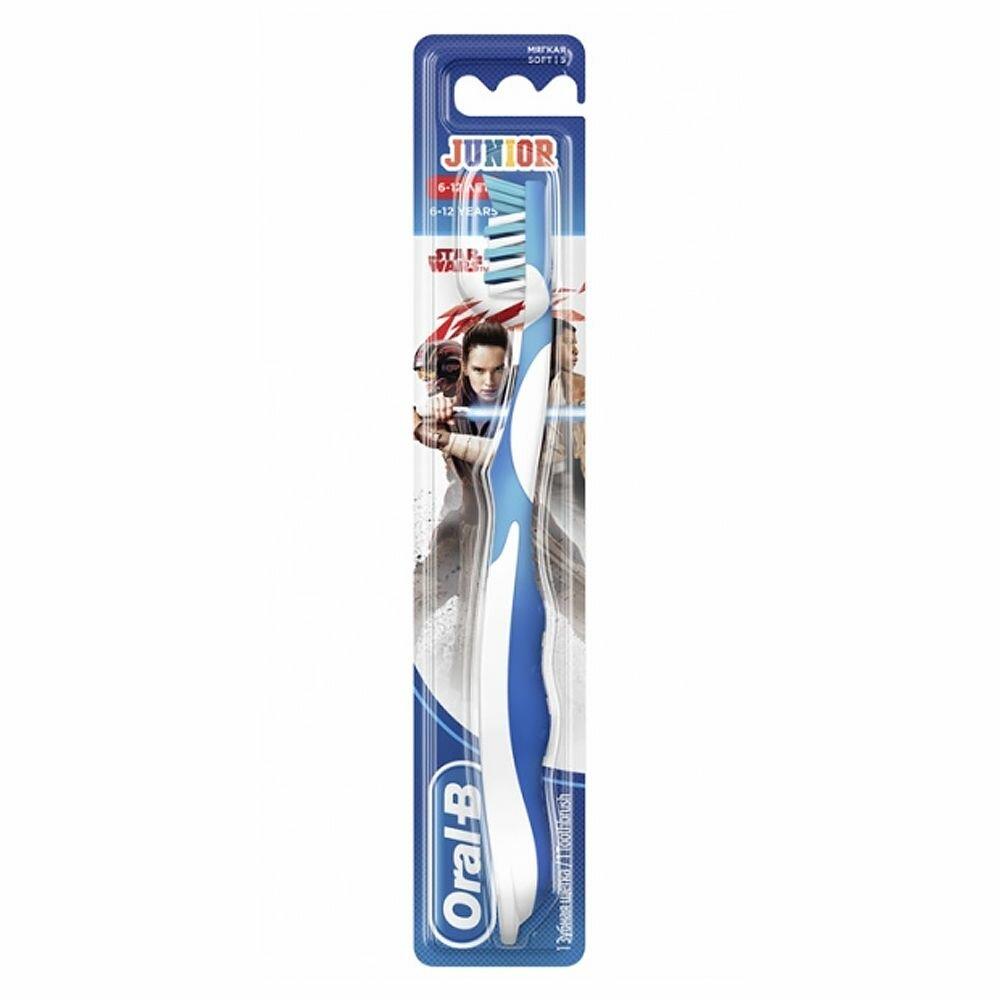 Oral-B Зубная щетка Junior для детей 6-12 лет мягкая