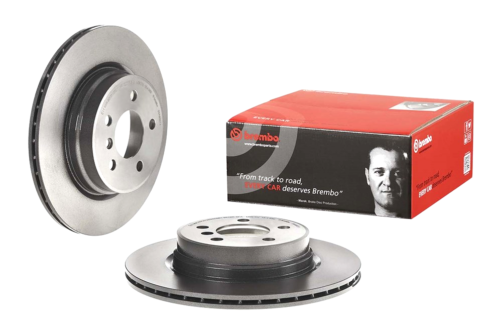 BREMBO 09. A800.11 (09A80011 / 34216793127) диск торм. окраш. re BMW (БМВ) 5(f18) 10-