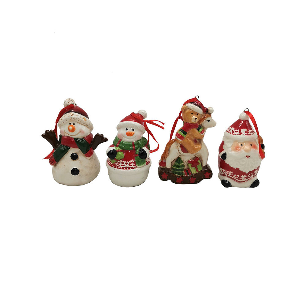 253731-QW36 Дед Мороз со Снегурочкой новогоднее украшение, 16×0.5×27.5 см, 758714