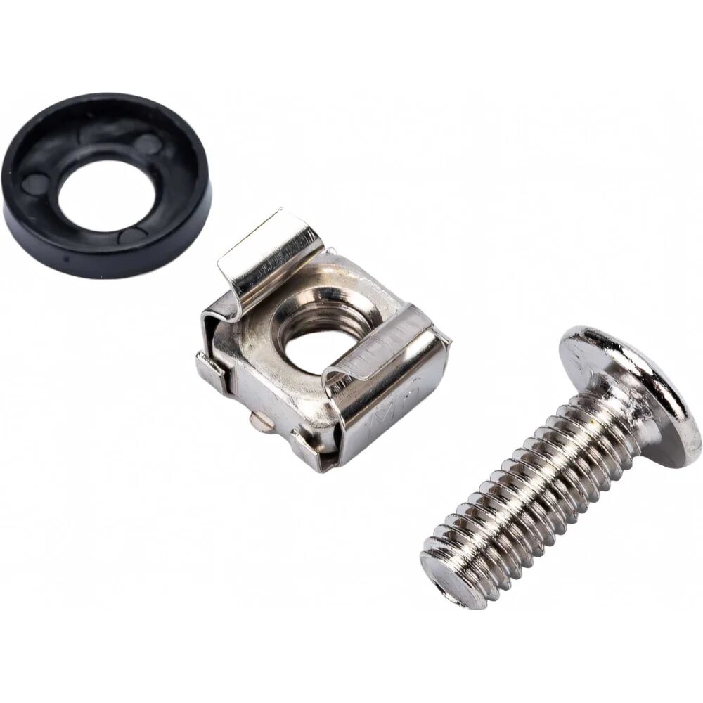 Крепежный комплект 5Bites M6, винт, шайба, гайка 50 шт. NM-16-50, сталь