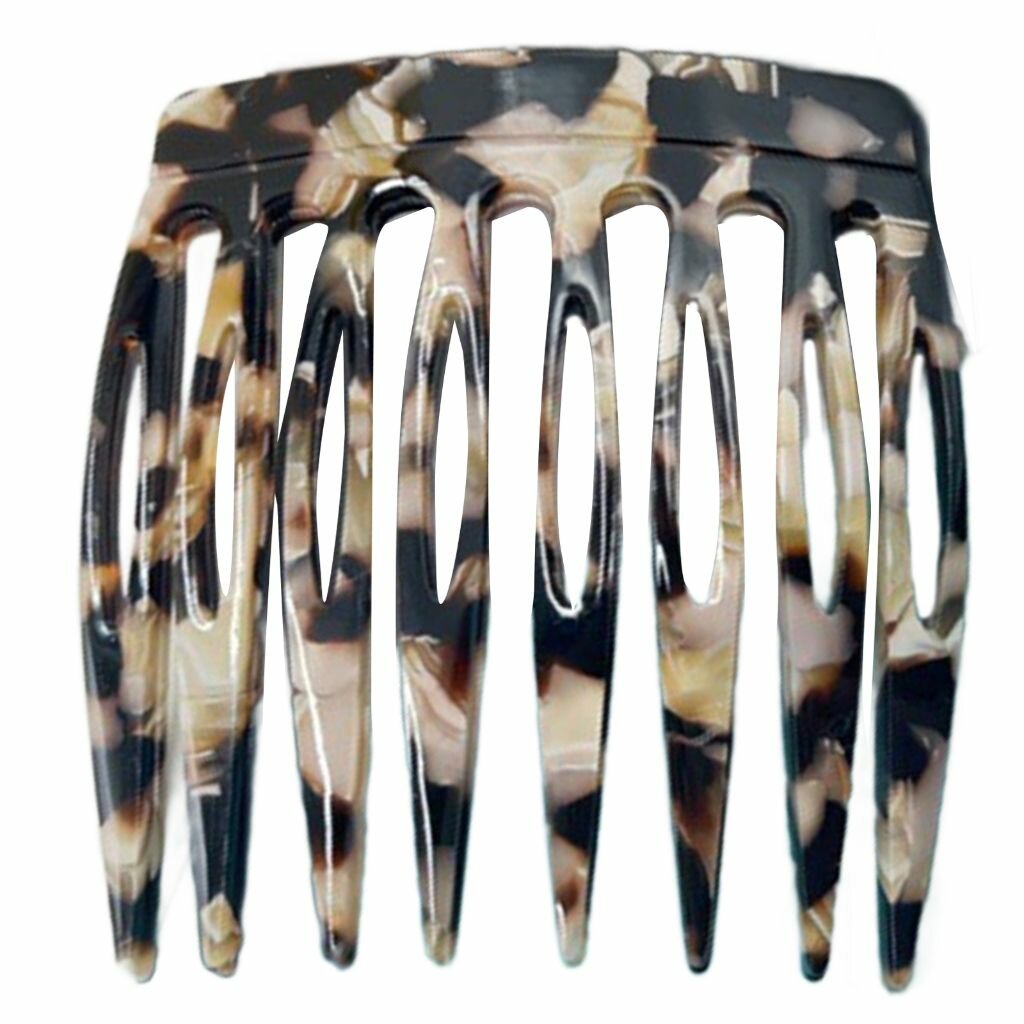 Расческа со Вставкой из Черепахового Панциря, Ацетатные Аксессуары Для Волос-Цветной