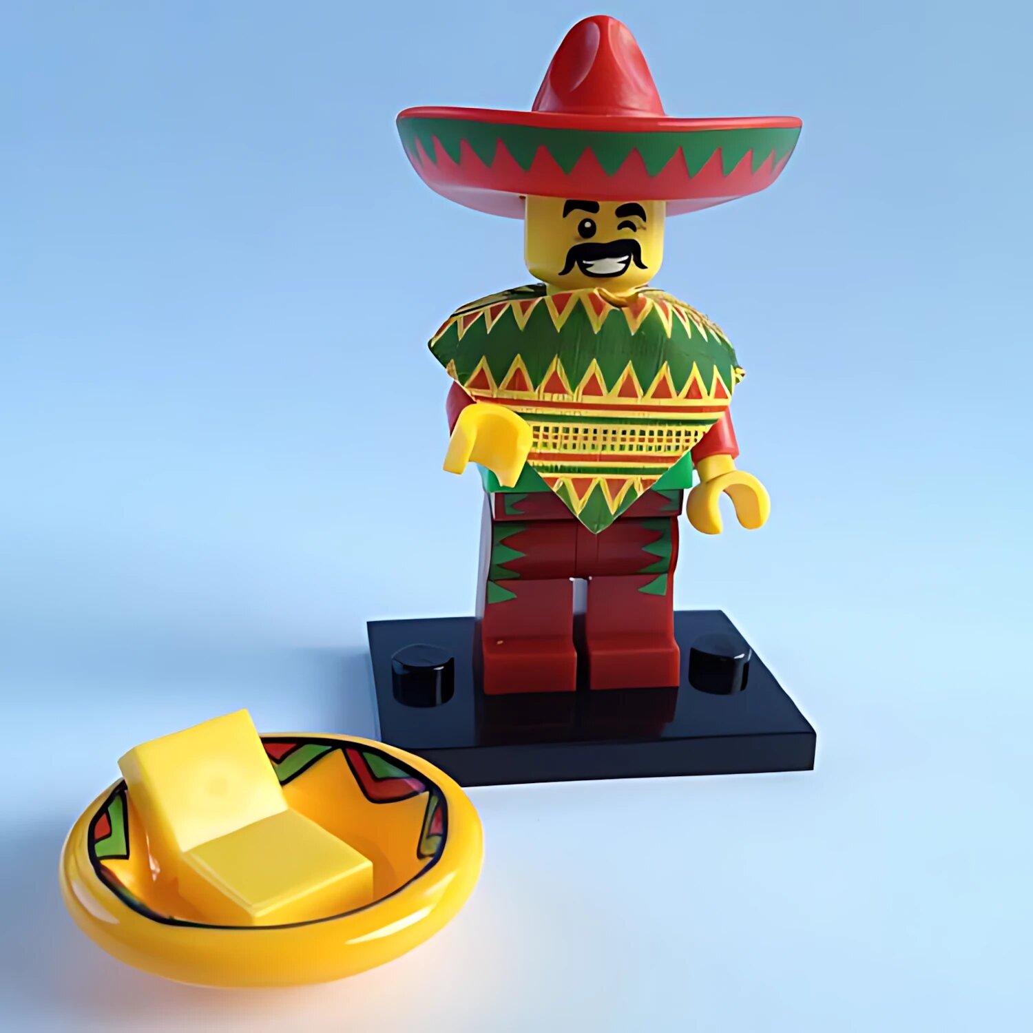 Минифигурка LEGO 71004 Taco Tuesday Guy coltlm-12