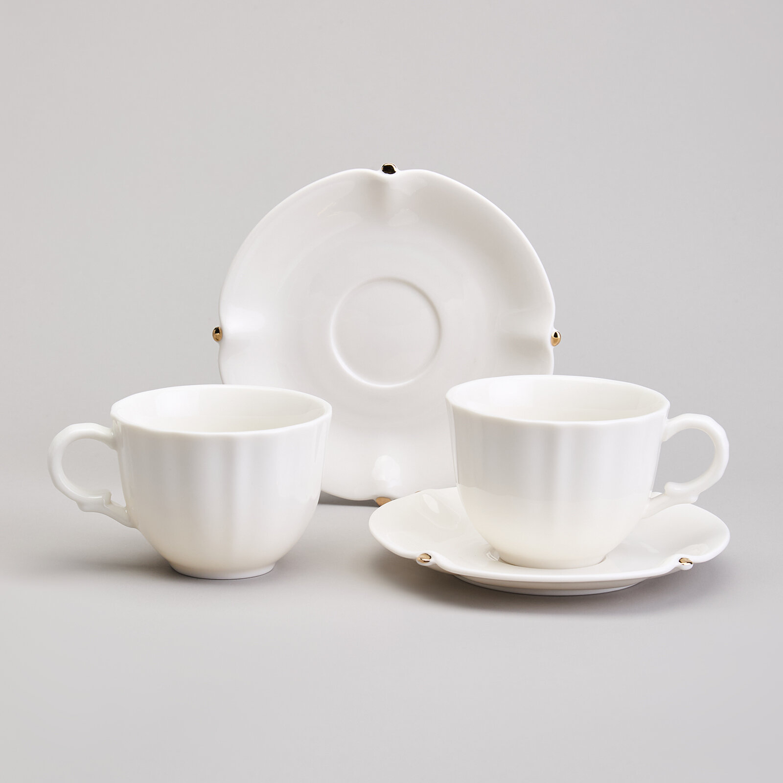 Чайный набор lefard sunday на 2 пер. 4 пр. 220 мл золотой KSG-359-913