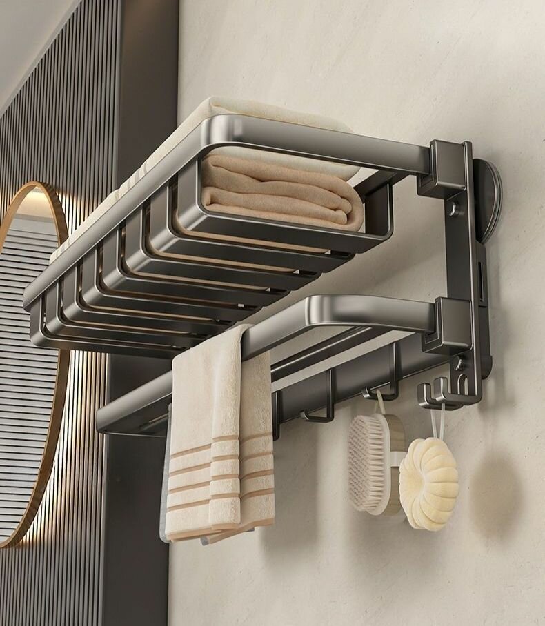 Мощная присоска, вешалка для полотенец в ванной комнате без перфорации, вешалка для полотенец в ванной комнате, настенное хранилище.