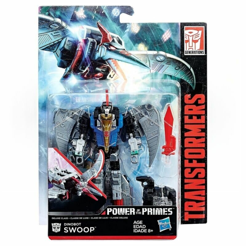 Трансформеры игрушки Hasbro Transformers Generations Power of the Primes Deluxe Class Dinobot Swoop 13cm
