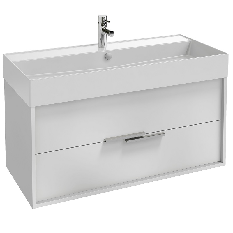 Тумба для раковины Jacob Delafon Vivienne 100 EB1668-J5-J5 белый блестящий