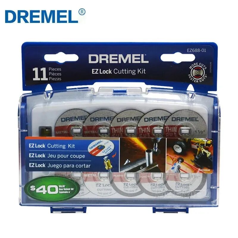 Dremel EZ Lock Набор для резки 11 шт. 38 мм для металла и пластика