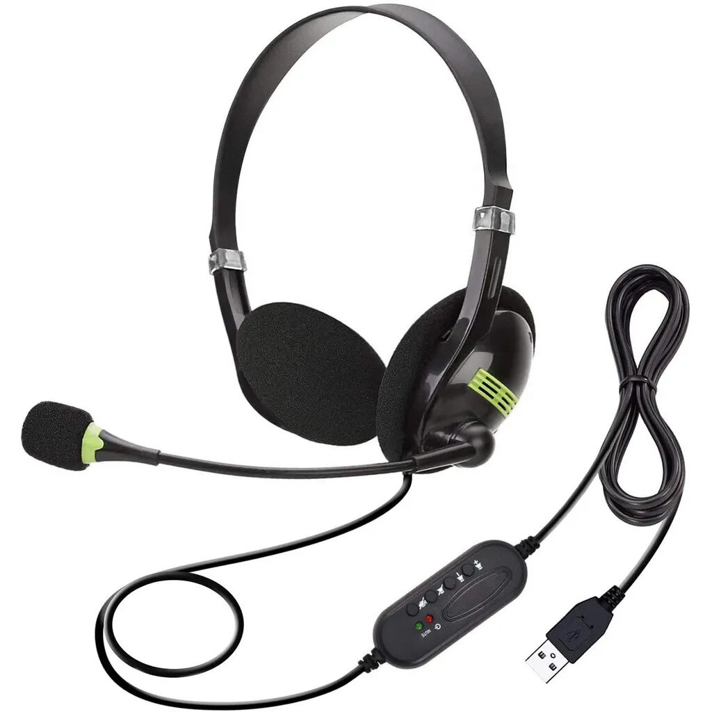 Гарнитура с микрофоном JazzTel "Home H106", USB, для компьютера