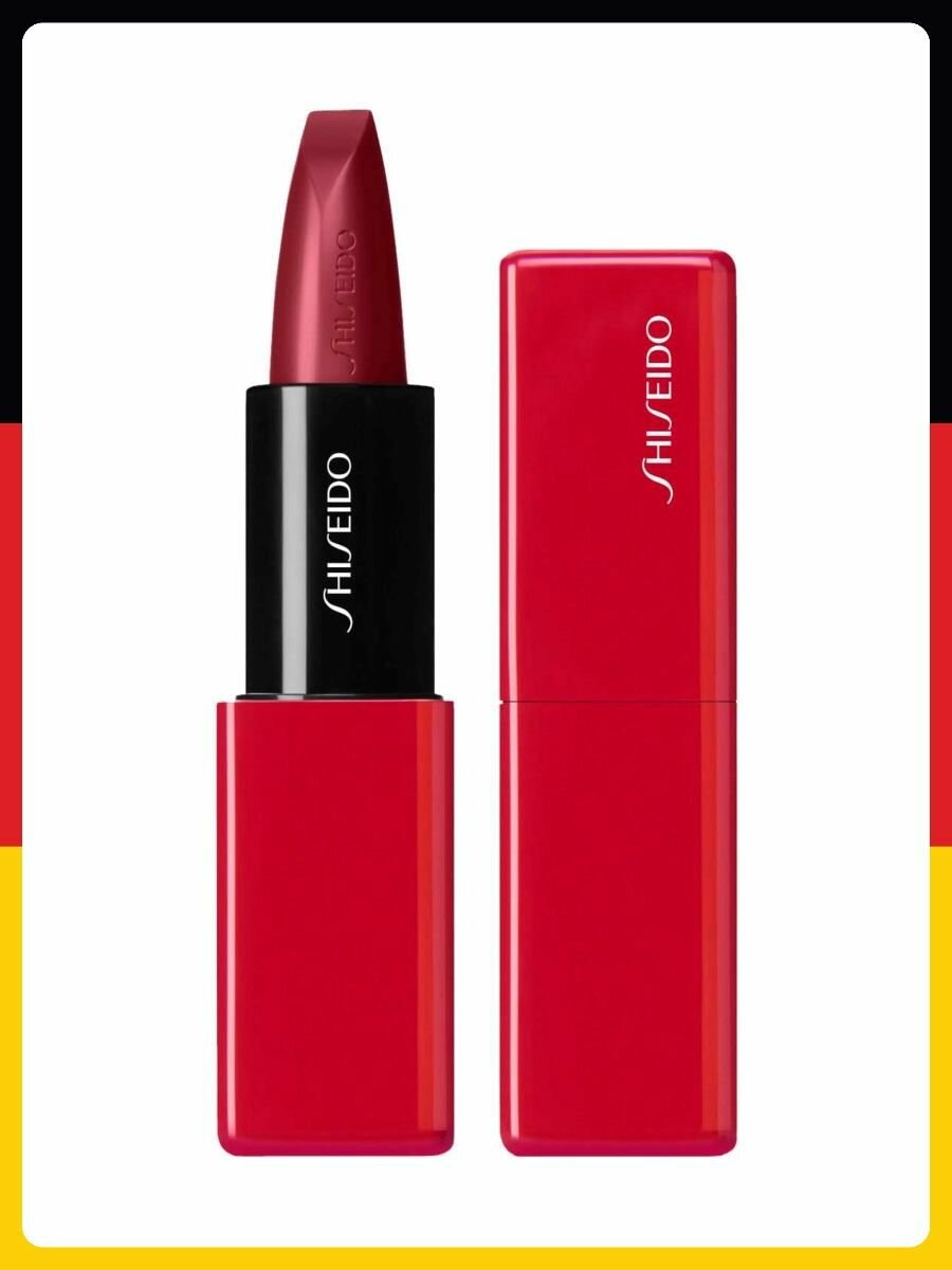 Губная помада Shiseido TechnoSatin Gel Lipstick 411 Scarlett Cluster