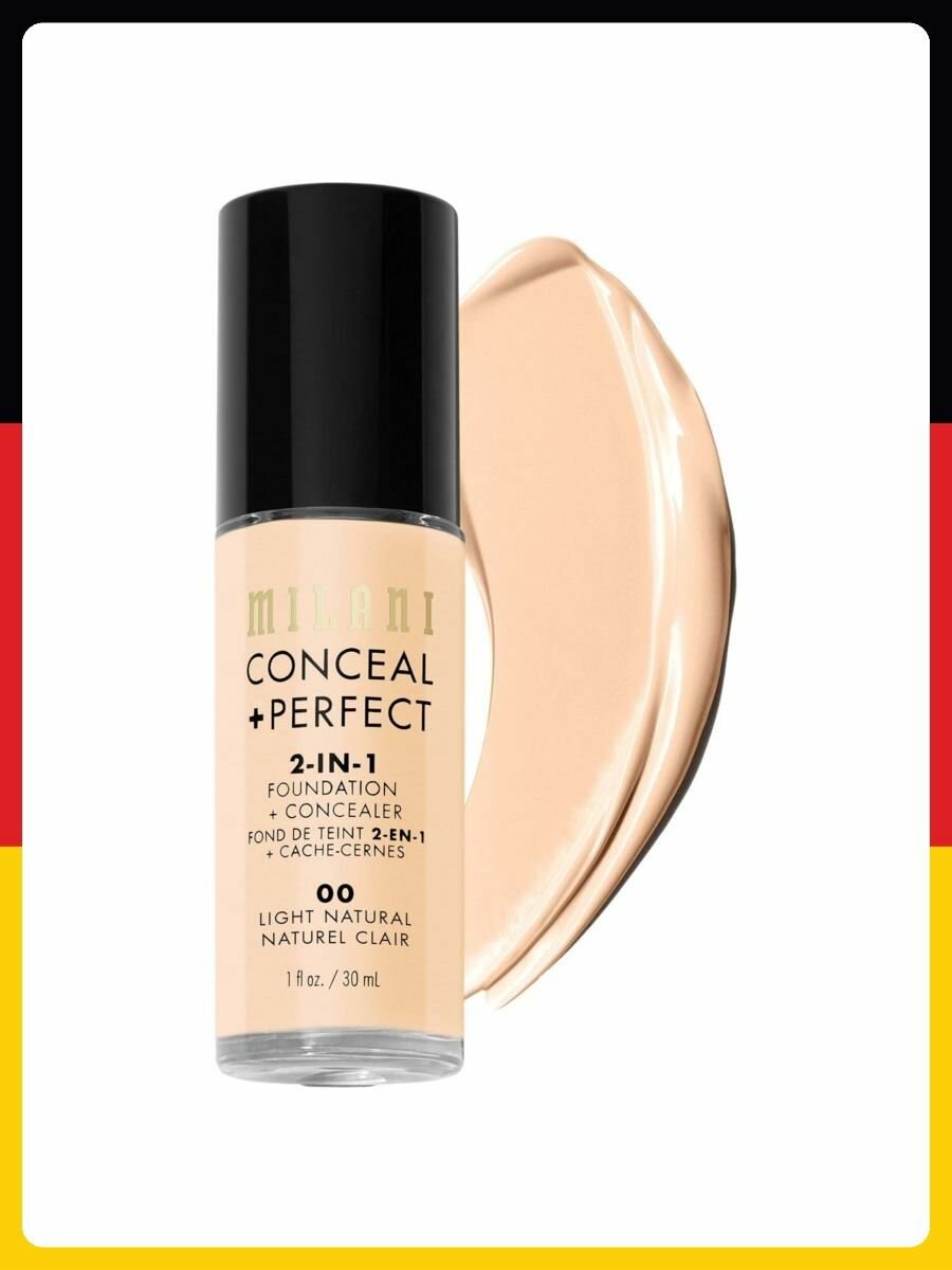 Тональный крем Milani Conceal & Perfect Liquid Foundation Light Natural