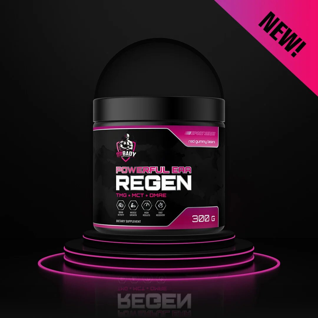 Аминокислотный комплекс DrBady "POWERFUL EAA REGEN", вкус мармелад, 300 г