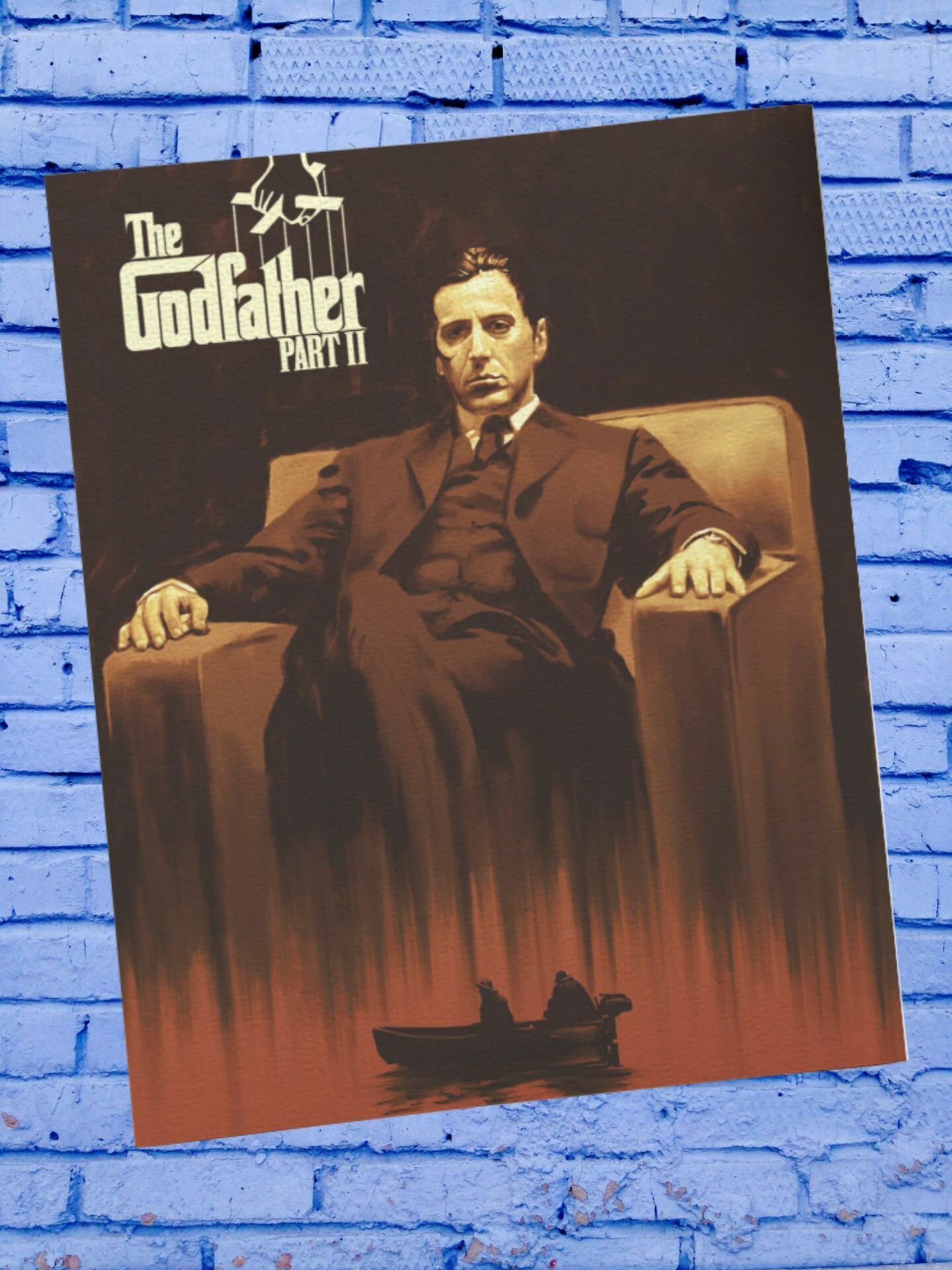 Постер pinterest "Крёстный отец", 29х42, А3, глянцевый