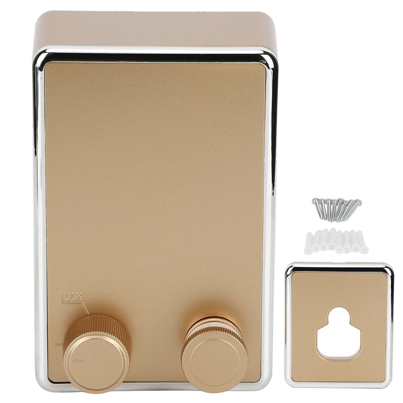 Выдвижная веревка для белья, настенная, прочная сушилка для балкона из нержавеющей стали (золото)