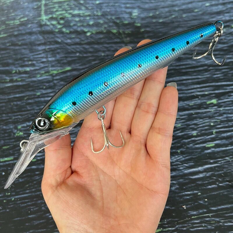 40 г 140 мм глубоководная приманка для троллинга гольяна, тонущий воблер Pesca, искусственная жесткая приманка, снаряжение для морского троянда, судака