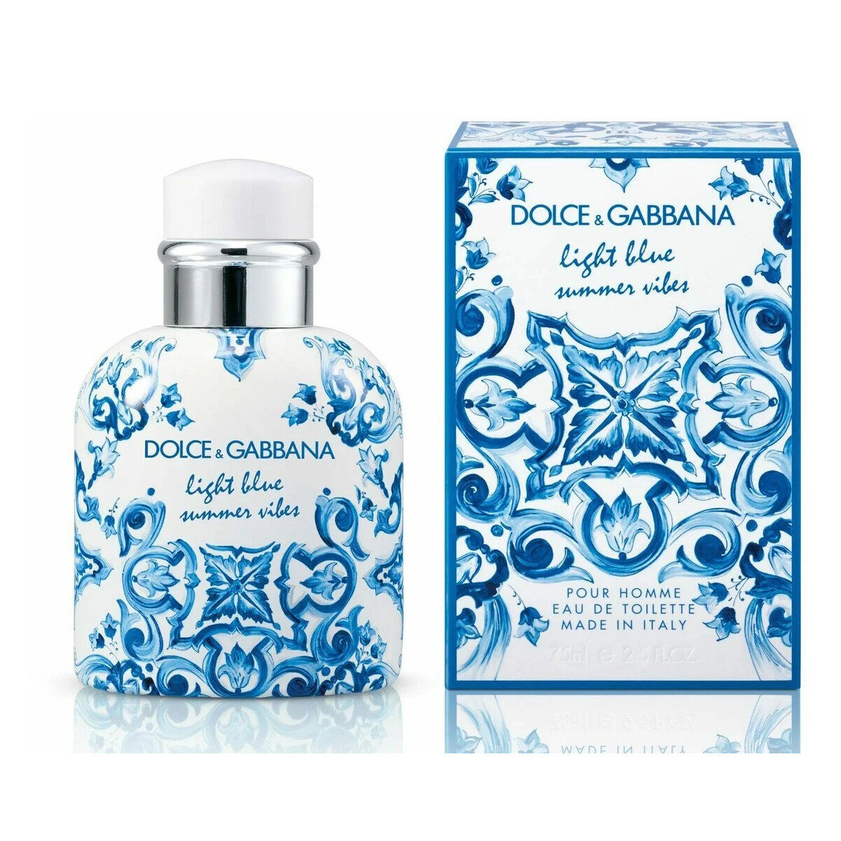Туалетная вода Dolce Gabbana Light Blue Summer Vibes Pour Homme 75 мл / Духи Лайт Блу Саммер Вайбс Пур Хом
