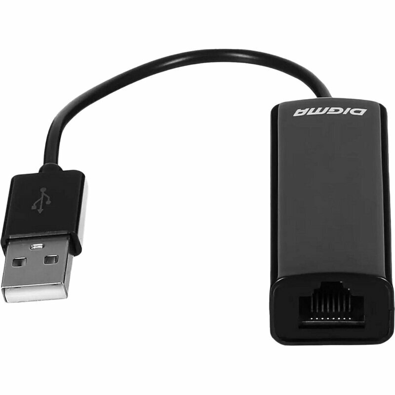 Сетевой адаптер Fast Ethernet Digma D-USB2-LAN100 USB 2.0, 2123066