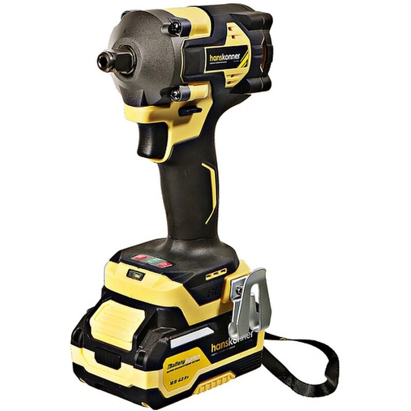 Гайковерт уд б/щ Hanskonner PLATINUM,18В,1BatterySystem,420 HM HCD20420BLC