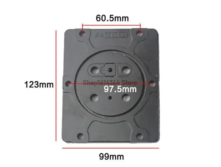 Сменная пластина клапана воздушного компрессора, 1500 Вт, без масла, Черная