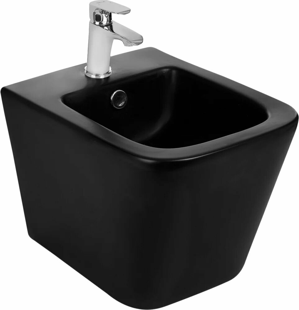 Биде подвесное Weltwasser WW SK Gelbach 005 MT-BL матовое черное