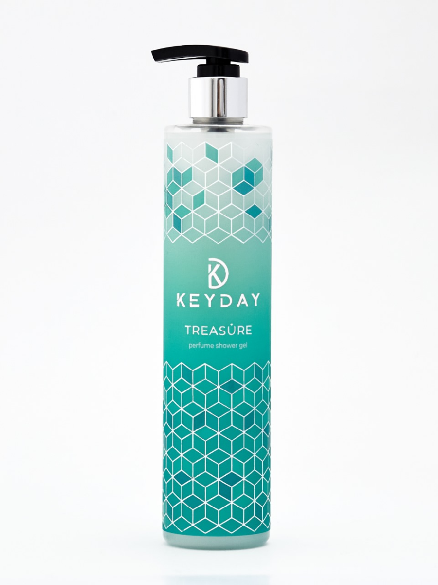 Гель для душа с экстрактом алоэ и маслом жожоба Keyday Treasure Tiffany, 350 мл