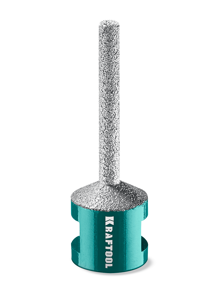 Фреза алмазная вакуумная пальчиковая 6мм с конусом KRAFTOOL 29811-06