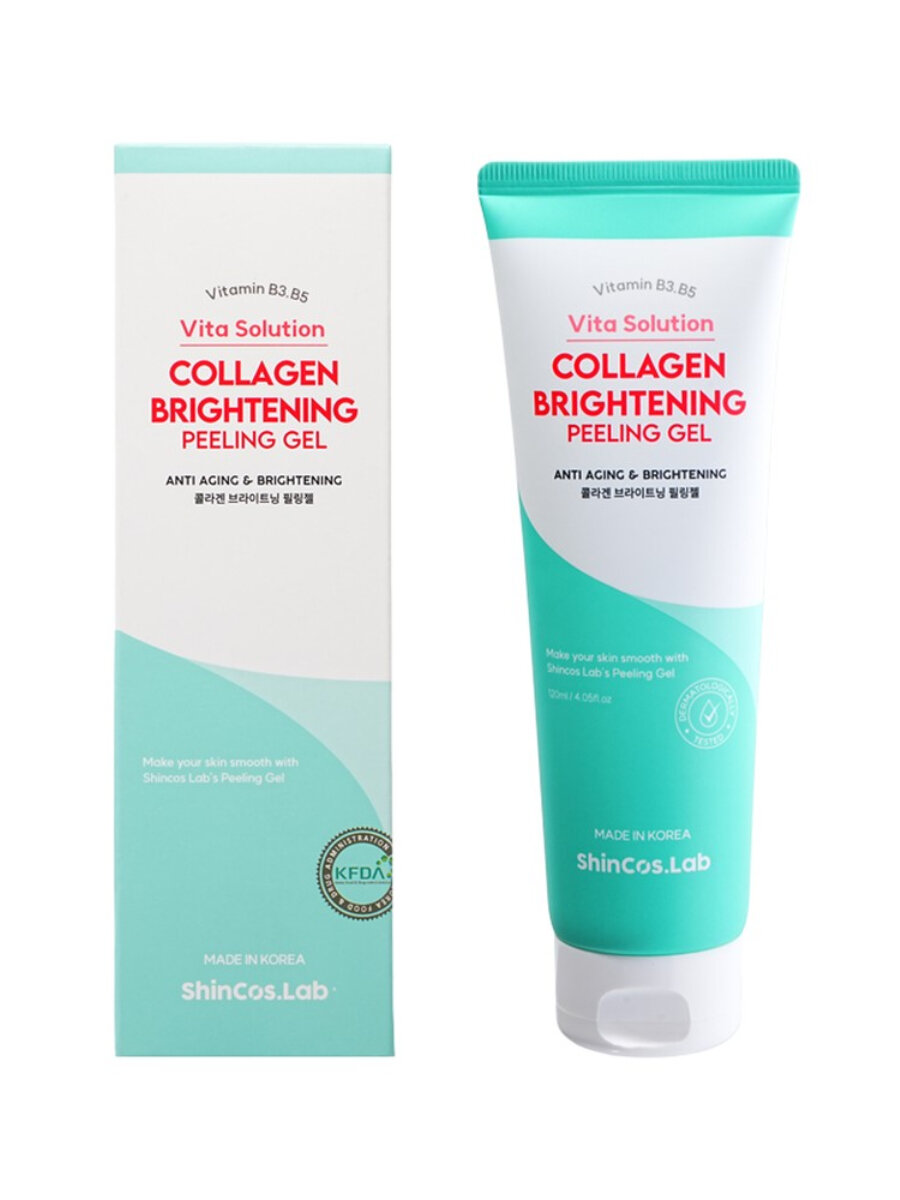 Пилинг-гель для лица SHINCOS.LAB с коллагеном 120 мл