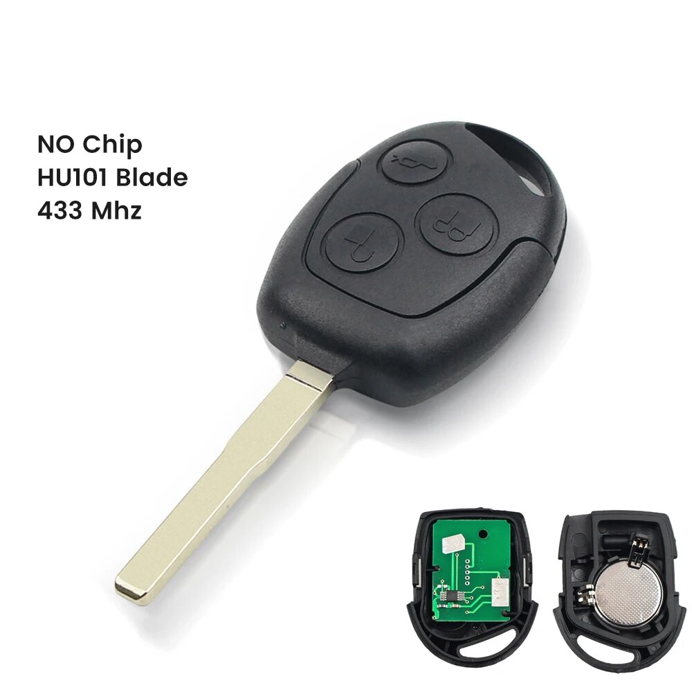 KEYYOU удаленный автомобильный ключ 433 МГц ID63 ID60 чип для Ford Focus 2 Fiesta No Chip HU101