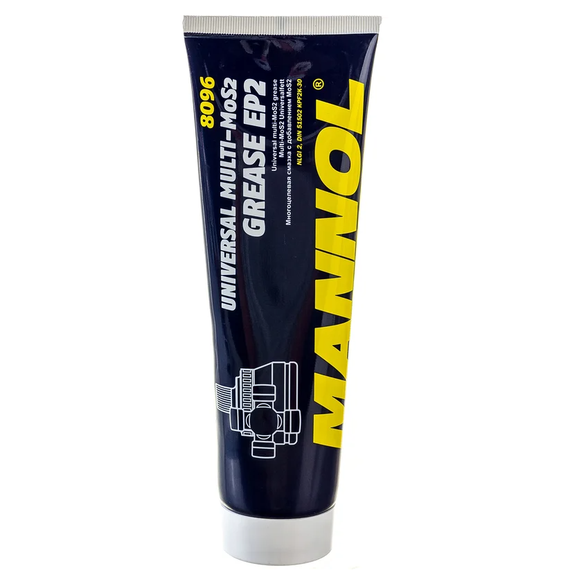 Смазка литиевая универсальная mannol ep-2 multi mos2 grease ep2 230 гр.