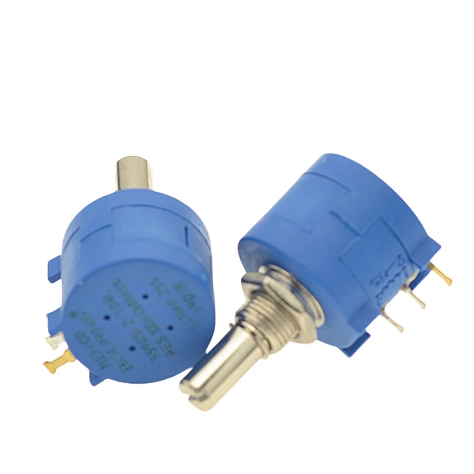 Поворотный потенциометр 1K-500R, сопротивление 100 Ohm
