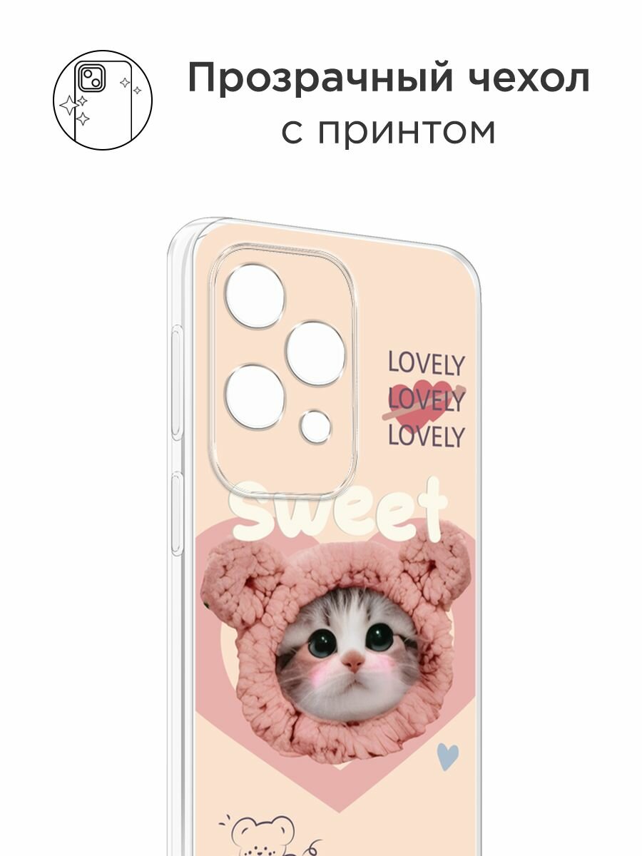 Чехол на Samsung Galaxy M16 / Самсунг Галакси М16 с принтом "sweet lovely kitten 1" — фото 1