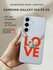 Чехол на Samsung Galaxy S24 FE 5G / Самсунг S24 FE с принтом "Love holding hands...