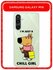 Чехол на Samsung Galaxy M16 / Самсунг Галакси М16 с принтом "Just a chill girl 1...