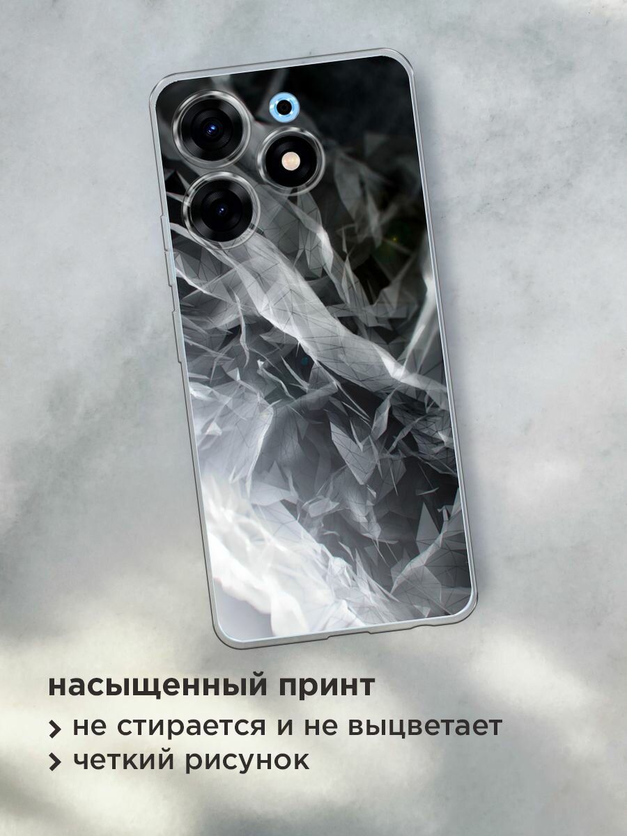 Чехол на Tecno Spark 10 Pro / Текно Спарк 10 Про с принтом "Абстракция 9" — фото 1