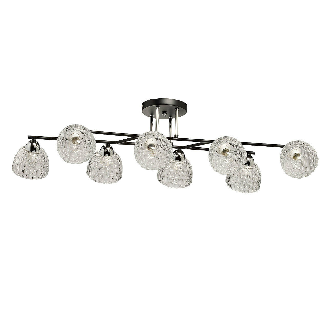 Потолочная люстра De Markt Торес 110012408, E14, 320Вт, кол-во ламп:8шт, Черный