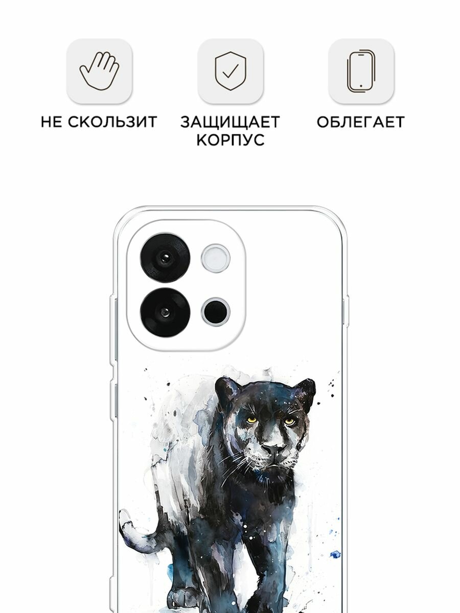 Чехол на OnePlus 13T / Ван Плас 13Т с принтом "Пантера арт 3" — фото 1