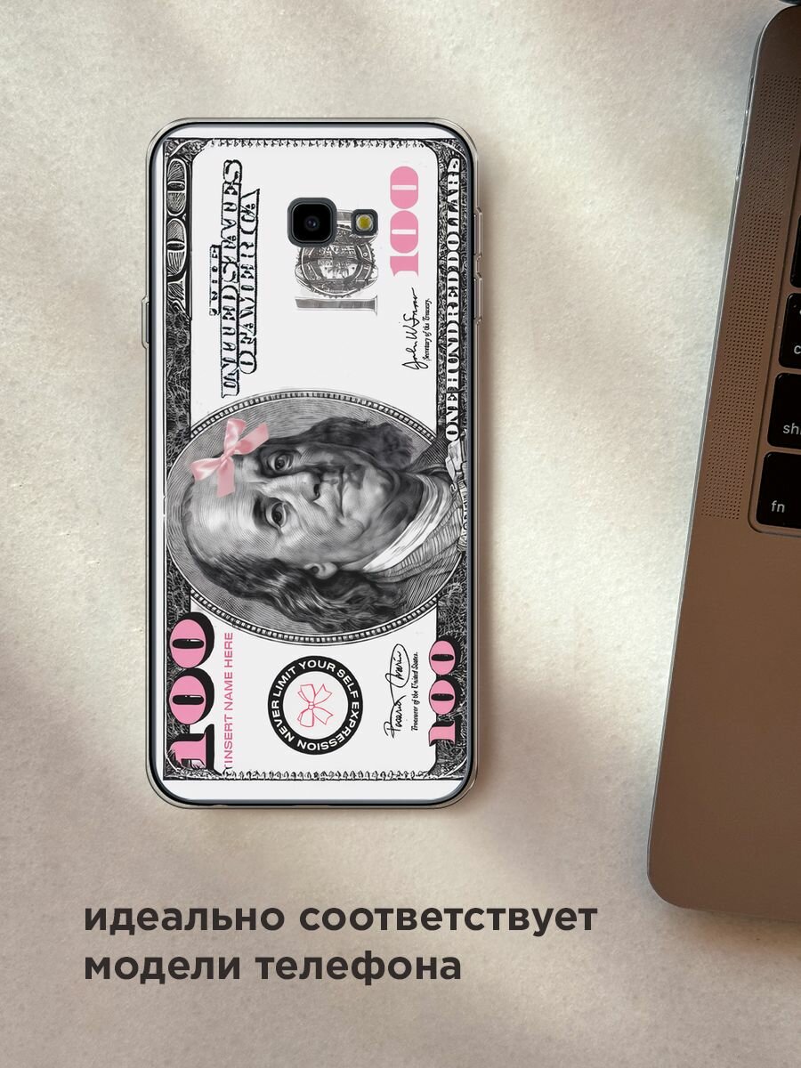 Чехол на Samsung Galaxy J4 Plus 2018 / Самсунг J4 Plus 2018 с принтом "Милый доллар" — фото 1