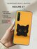 Чехол на Realme XT / Реалми XT с принтом "Контрастный котик"