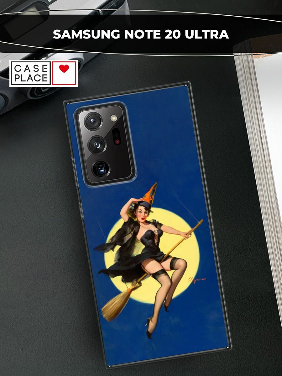 Чехол на Samsung Galaxy Note 20 Ultra / Самсунг Галакси Ноут 20 Ультра с принтом "Pin-Up Witch"