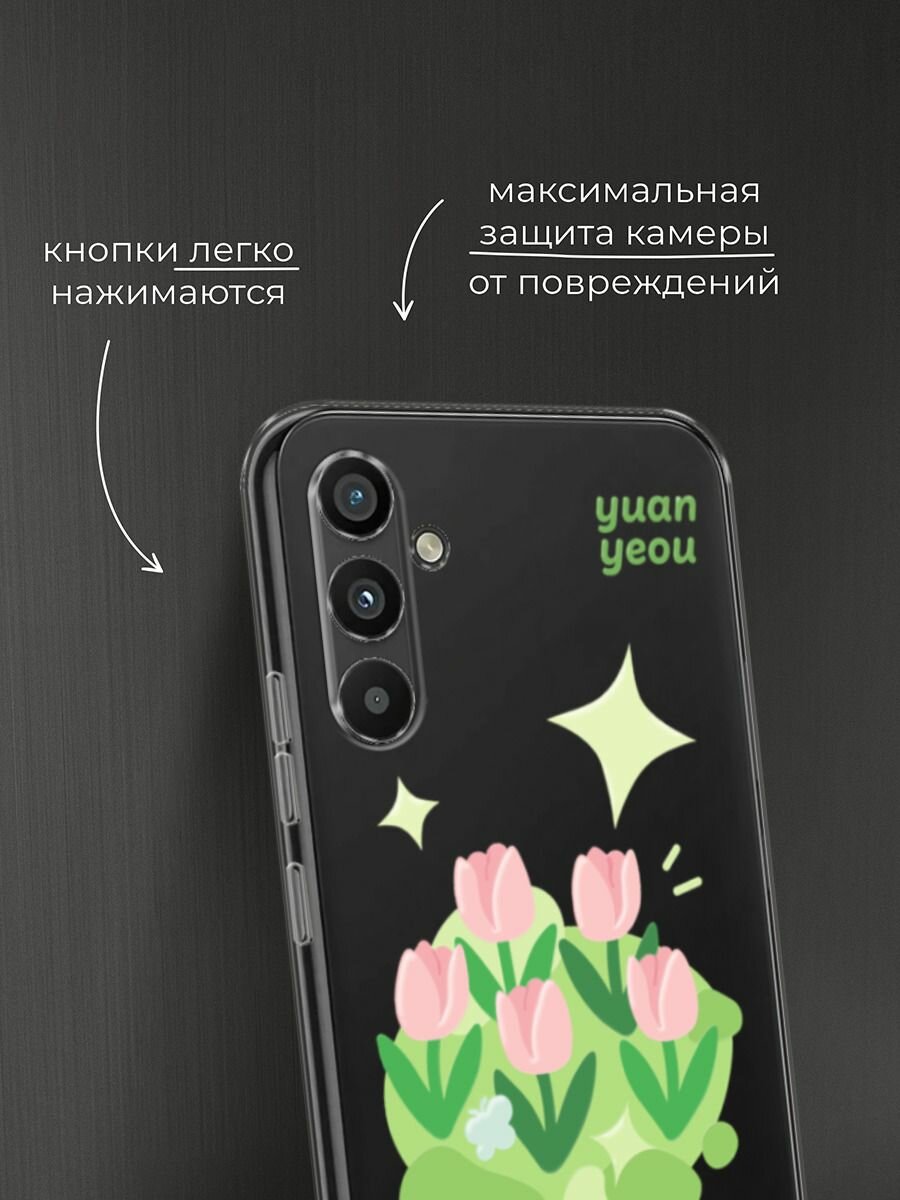 Чехол на Samsung Galaxy A34 / Самсунг A34 с принтом "Protect nature" — фото 1