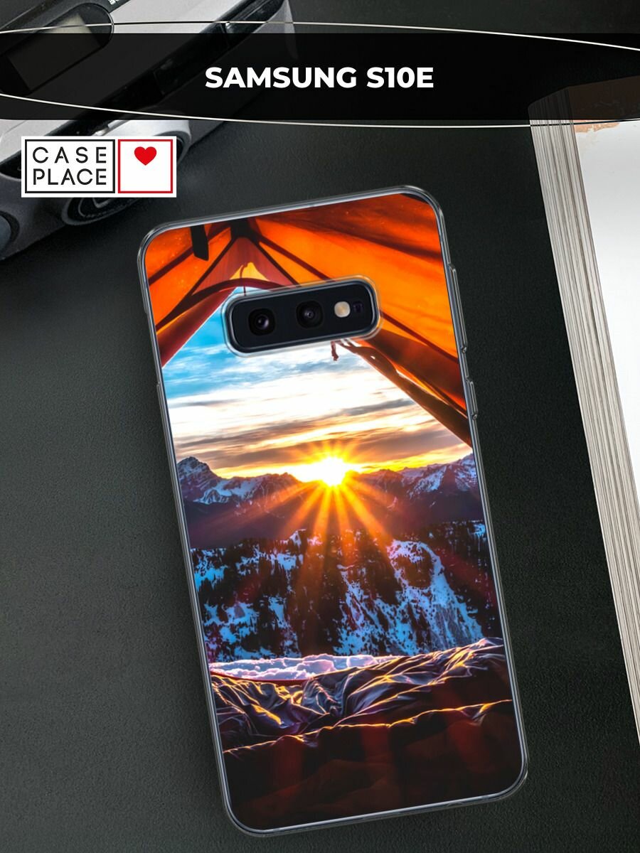 Чехол на Samsung Galaxy S10E / Самсунг Галакси S10E с принтом "Горы 7"