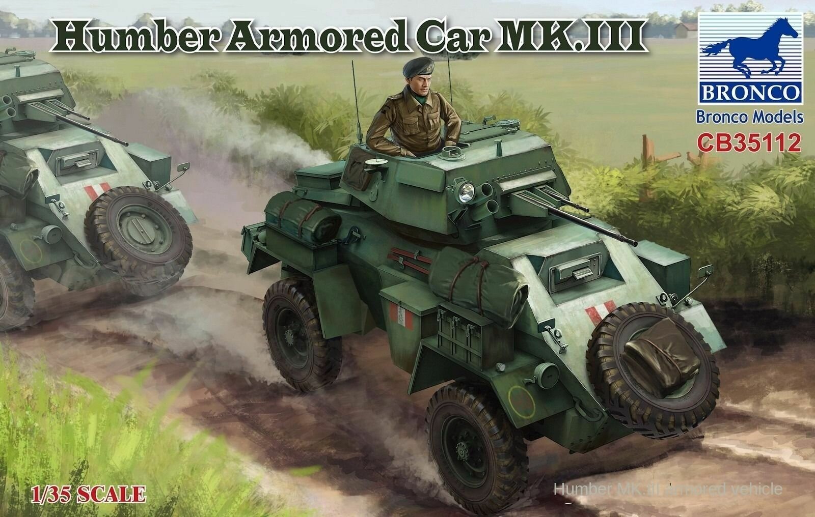 Bronco 1/35 35112 Бронированный автомобиль Humber MK.III сборная модель